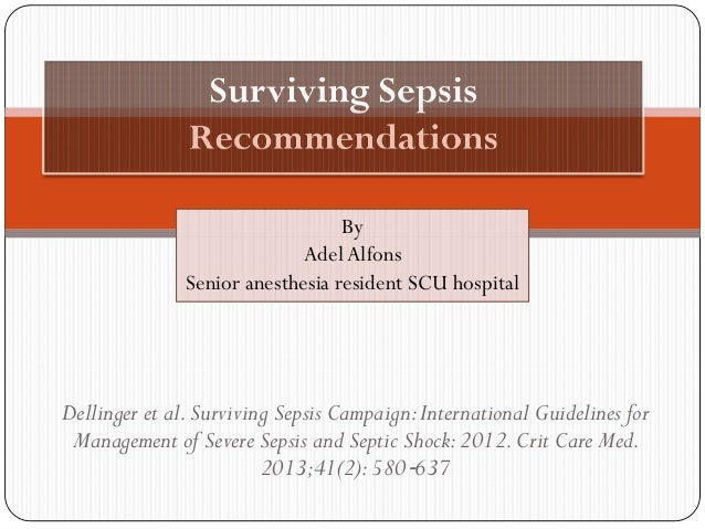 Surviving sepsis recommendations (1) | PDF