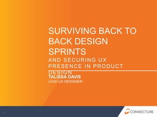 Surviving Back to Back Design Sprints and Securing UX Presence in ...