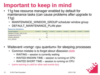 Surviving the Crisis With the Help of Oracle Database Resource Manager ...