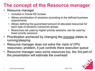 Surviving the Crisis With the Help of Oracle Database Resource Manager | PPT