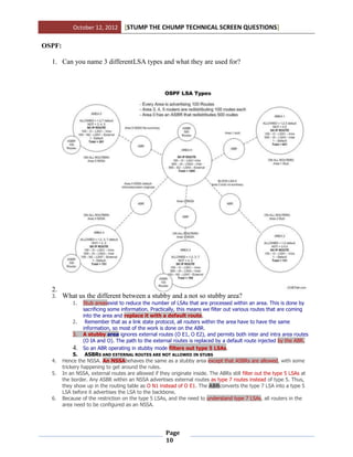 Surviving The Stump The Chump Interview Questions | DOCX | Computer ...