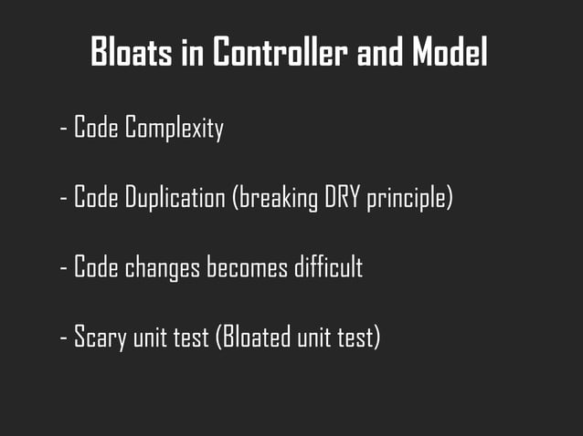 Surviving with thin controllers and models | PDF