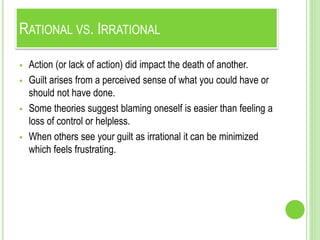 Survivor's Guilt | PPTX