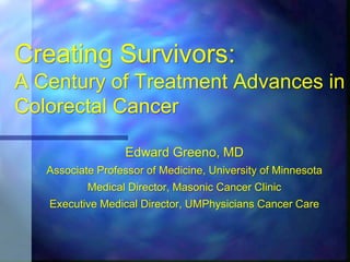 Edward Greeno, M.D. | PPTX