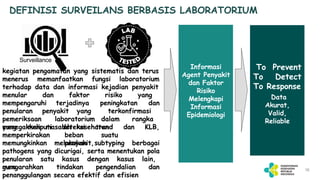 surveilans kesehatan berbasis laboratorium | PPTX