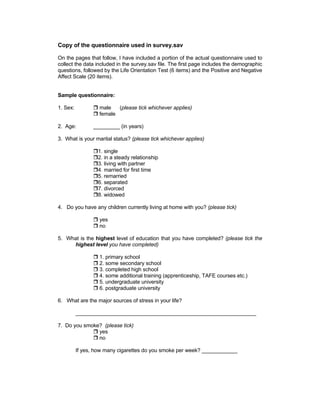 Survye codebook | PDF | Undergraduate Education | College Education