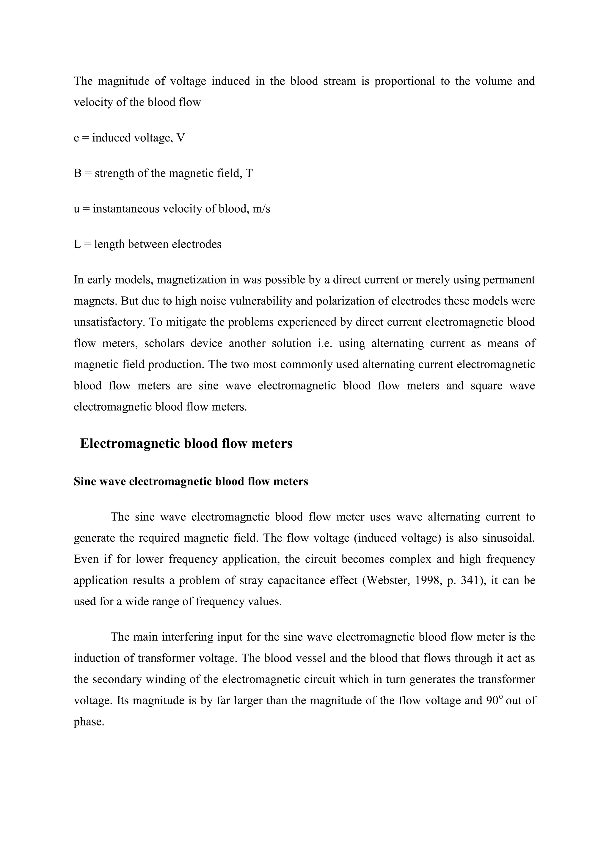 Blood Flow Meter | DOCX