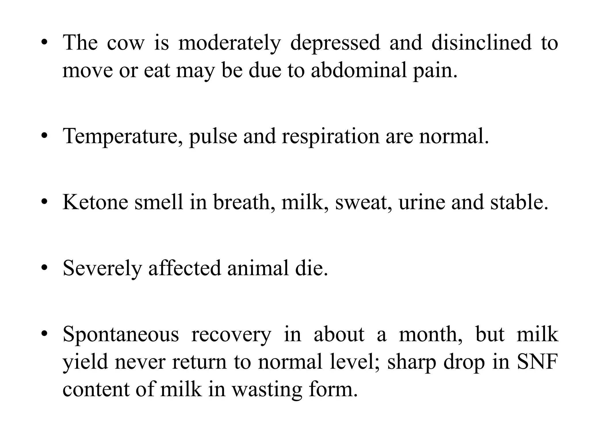 ketosis In Cows | PPTX