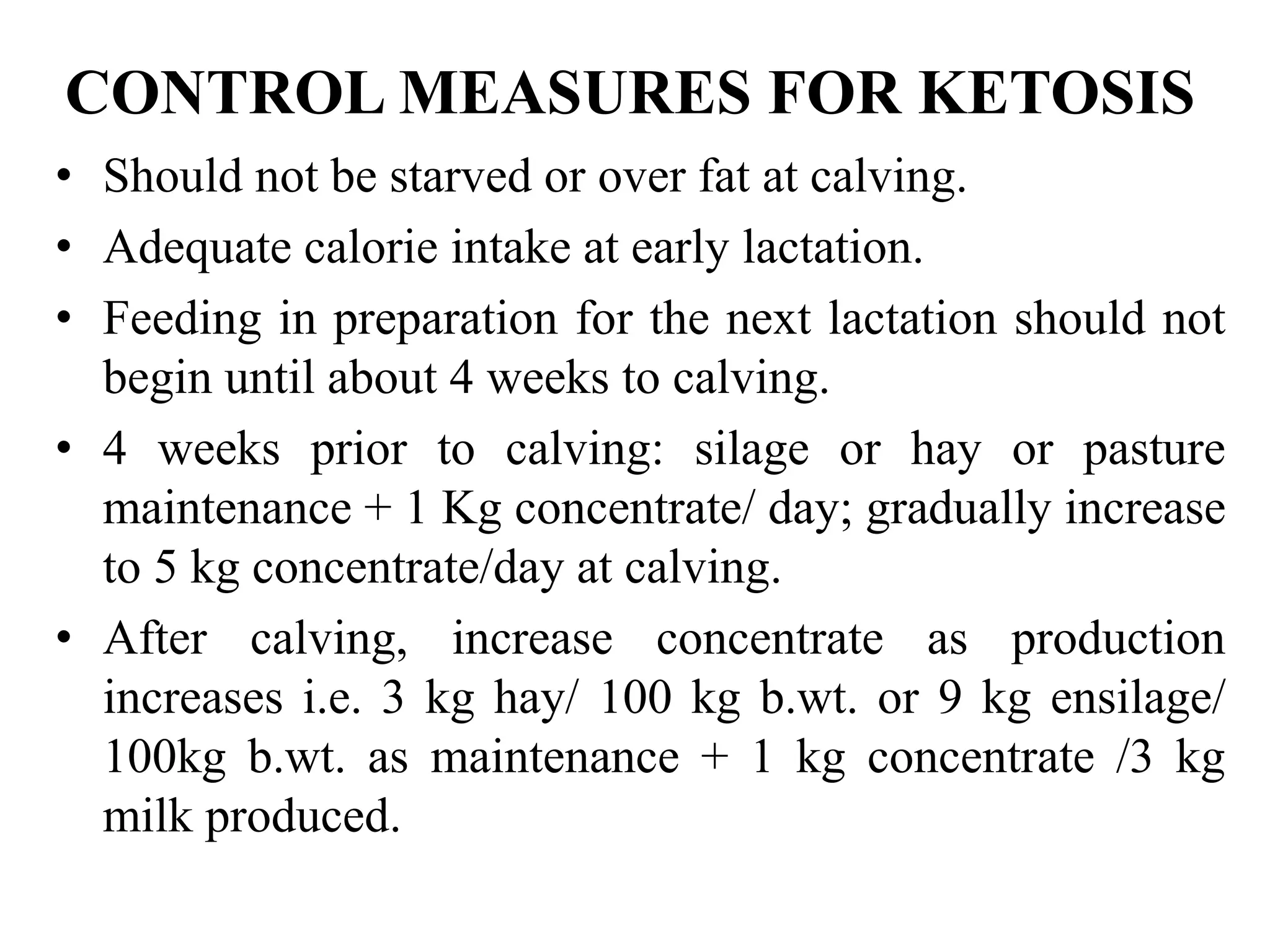 ketosis In Cows | PPTX