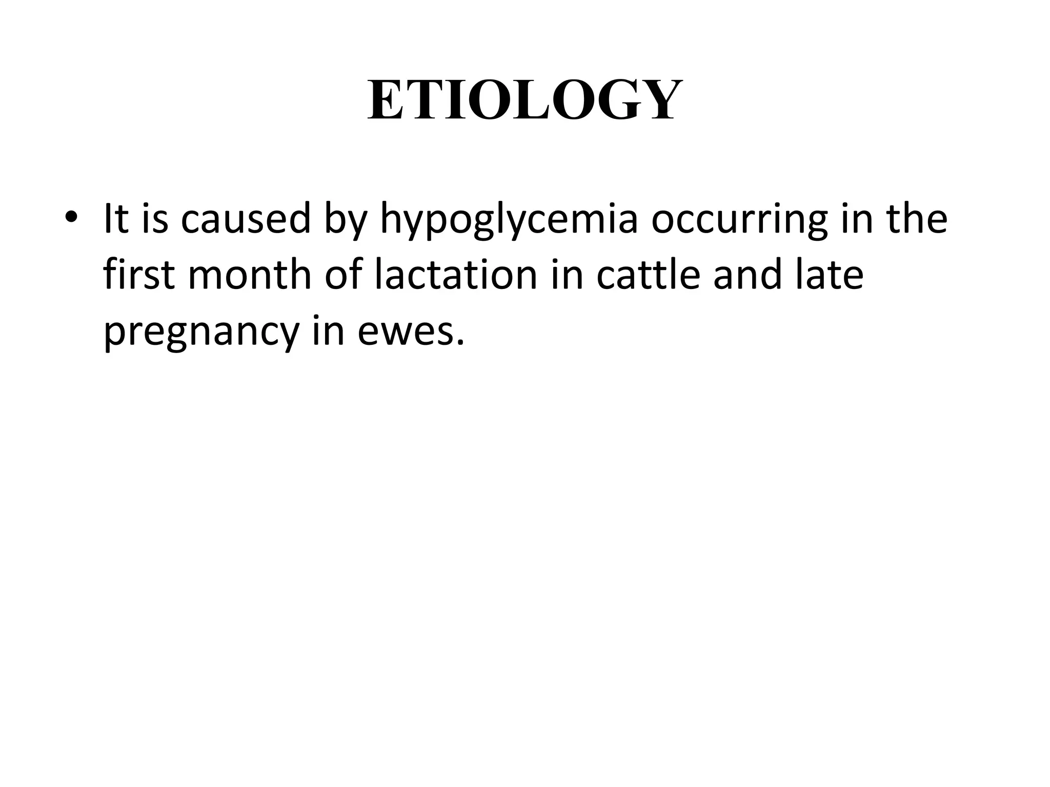 ketosis In Cows | PPTX