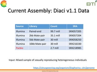 Using Long Reads, Optical Maps and Long-Range Scaffolding to improve ...