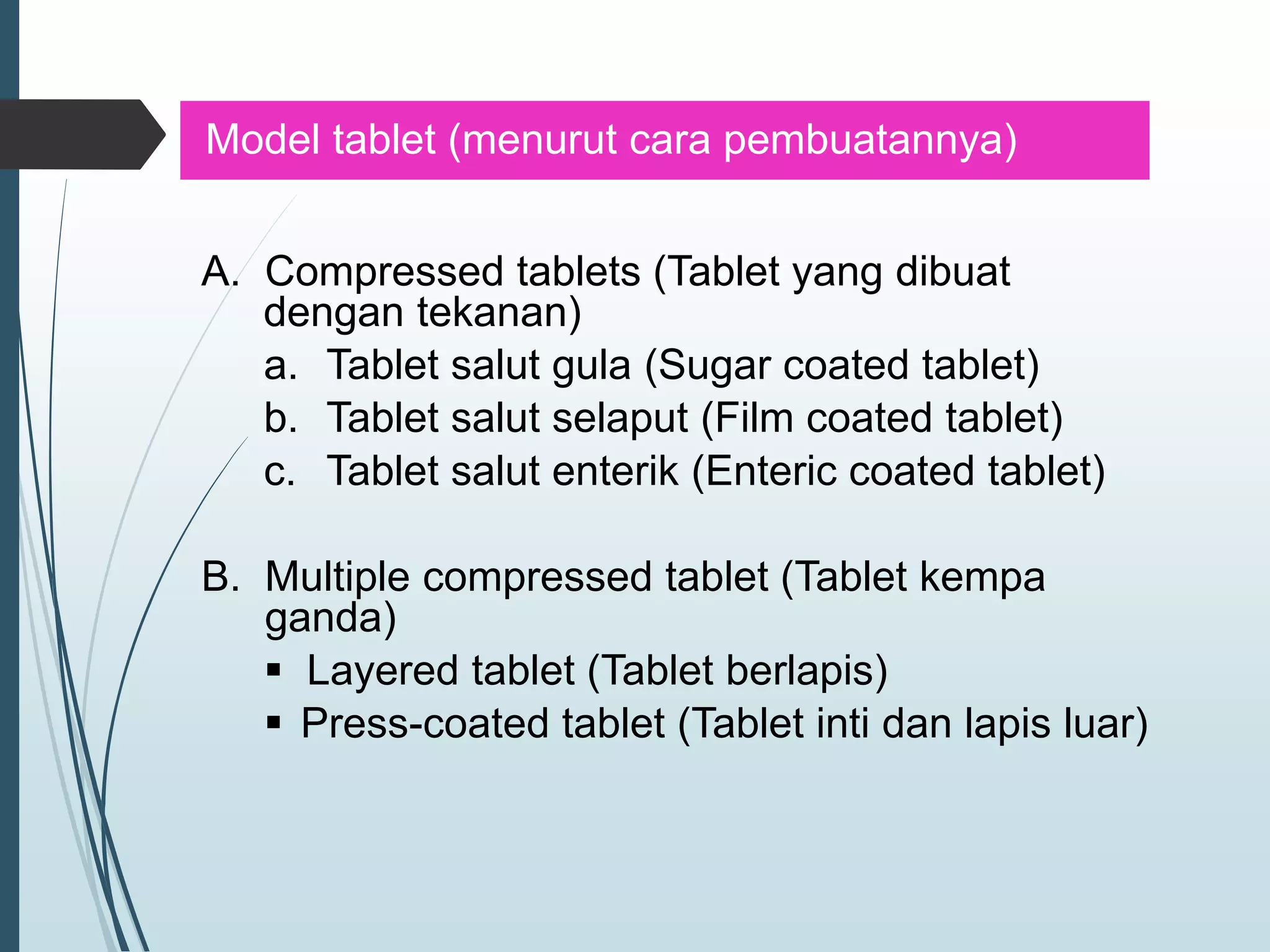 PENGGOLONGAN DAN BENTUK SEDIAAN OBAT | PPTX