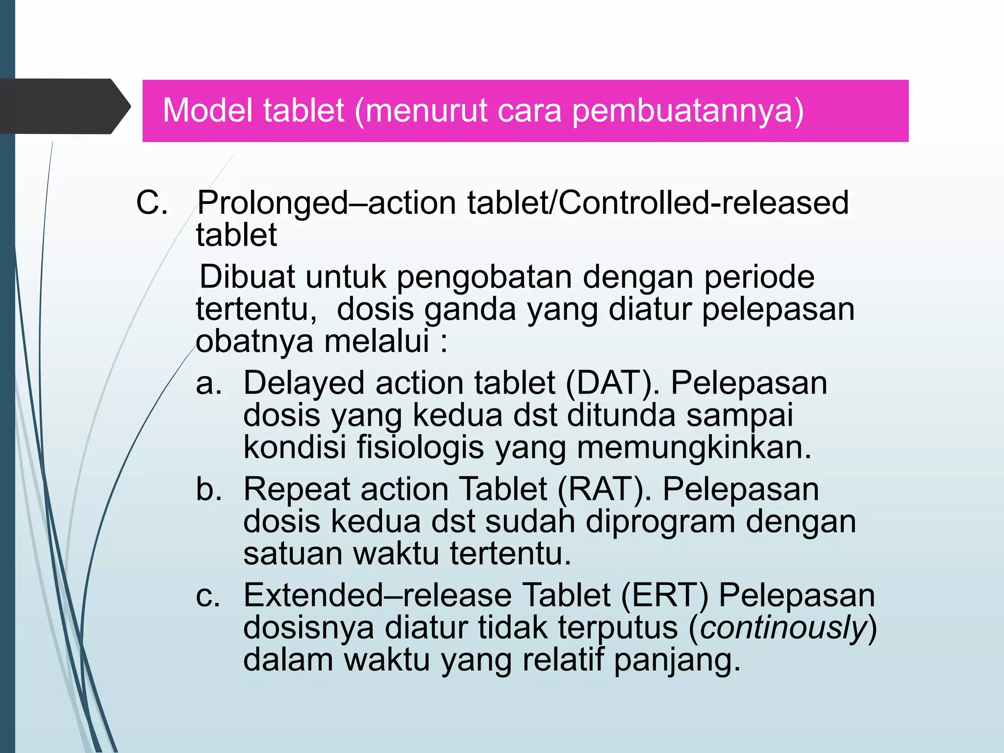 PENGGOLONGAN DAN BENTUK SEDIAAN OBAT | PPTX