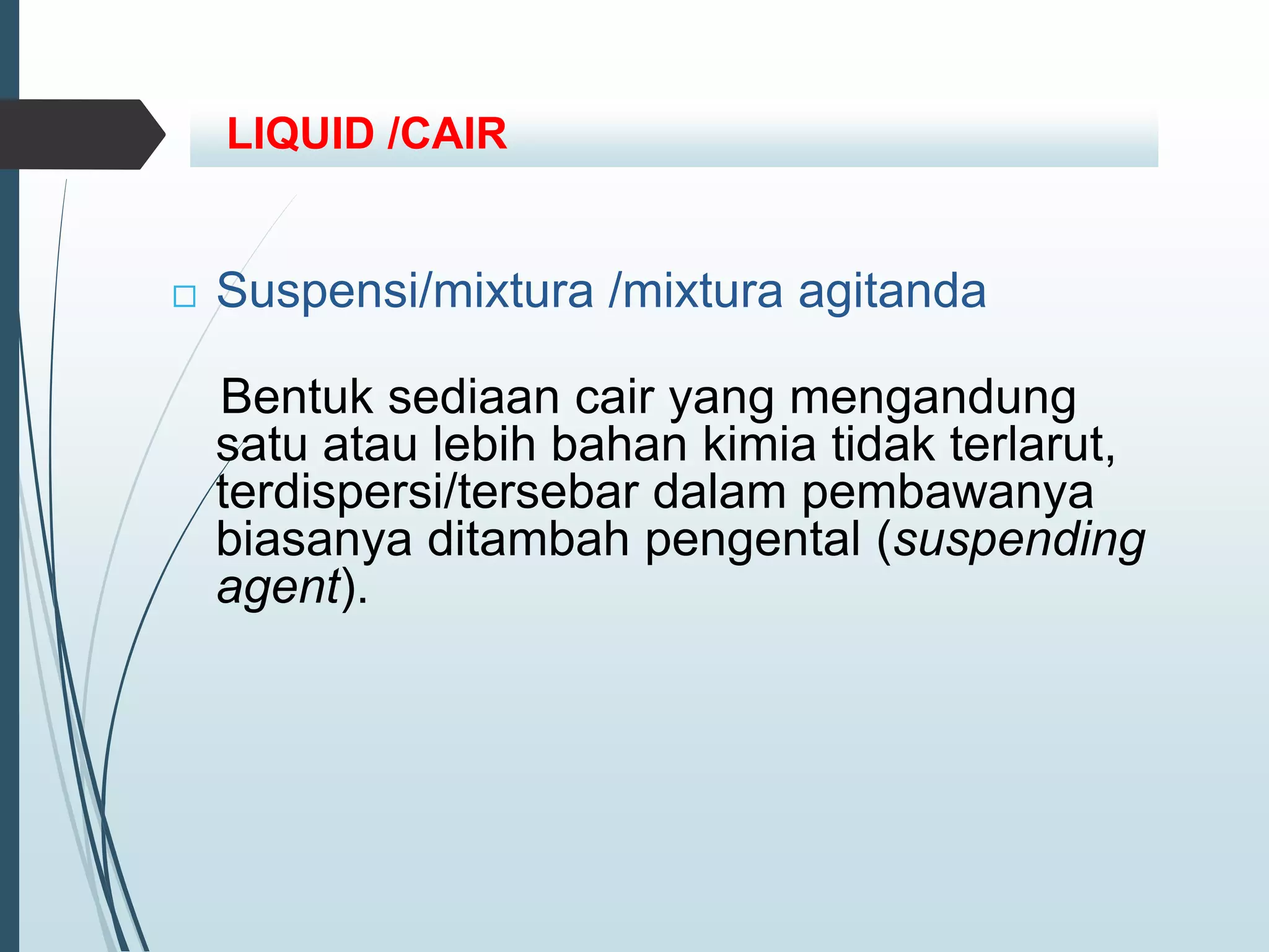 PENGGOLONGAN DAN BENTUK SEDIAAN OBAT | PPTX