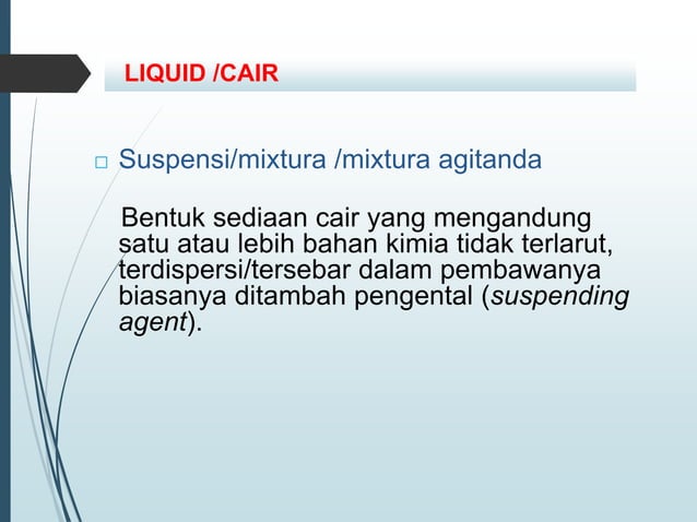 PENGGOLONGAN DAN BENTUK SEDIAAN OBAT | PPTX