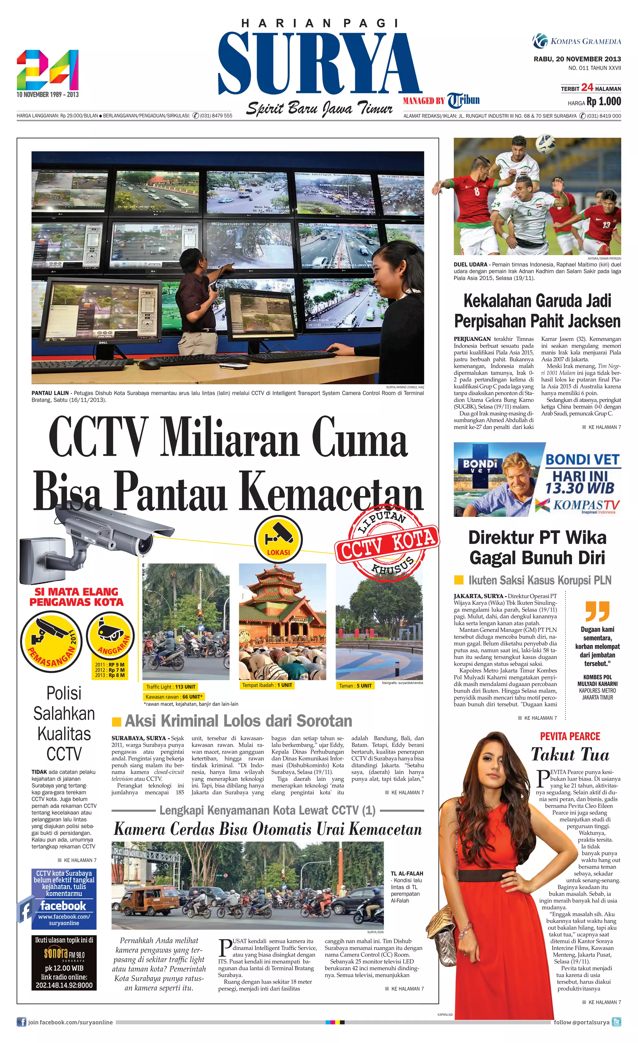 Surya epaper 20 november 2013 | PDF