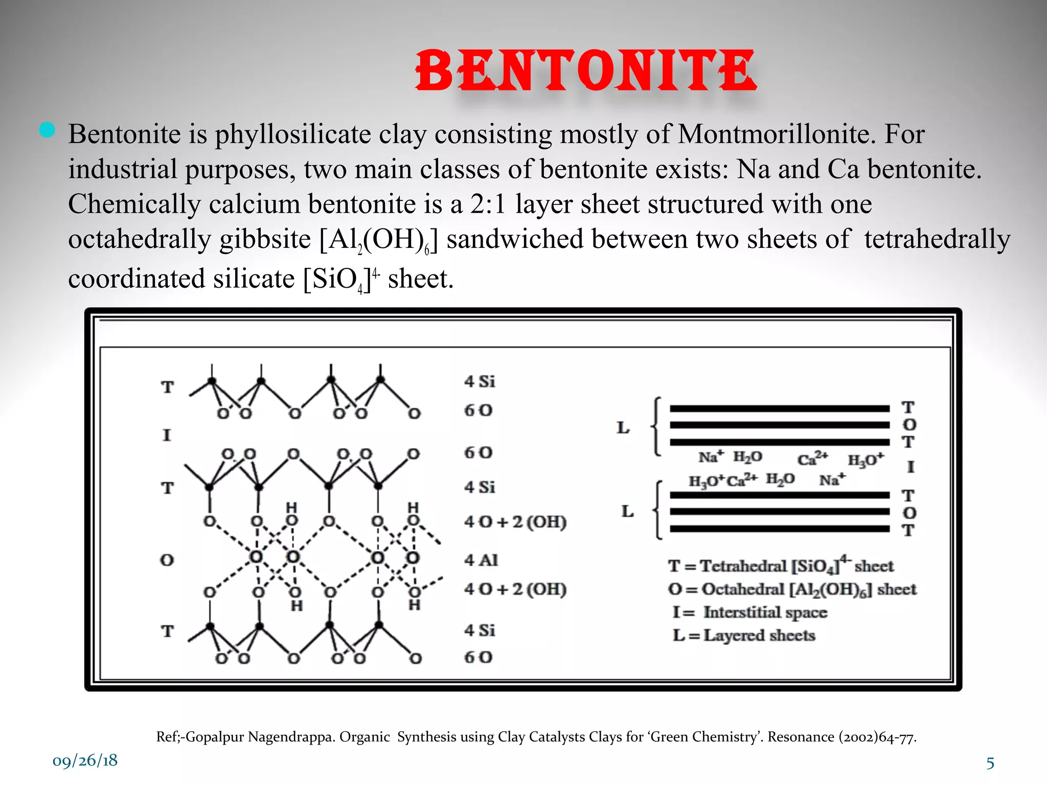 Surface activation of Calcium bentonite clay | PPT