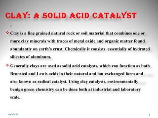 Surface activation of Calcium bentonite clay | PPT