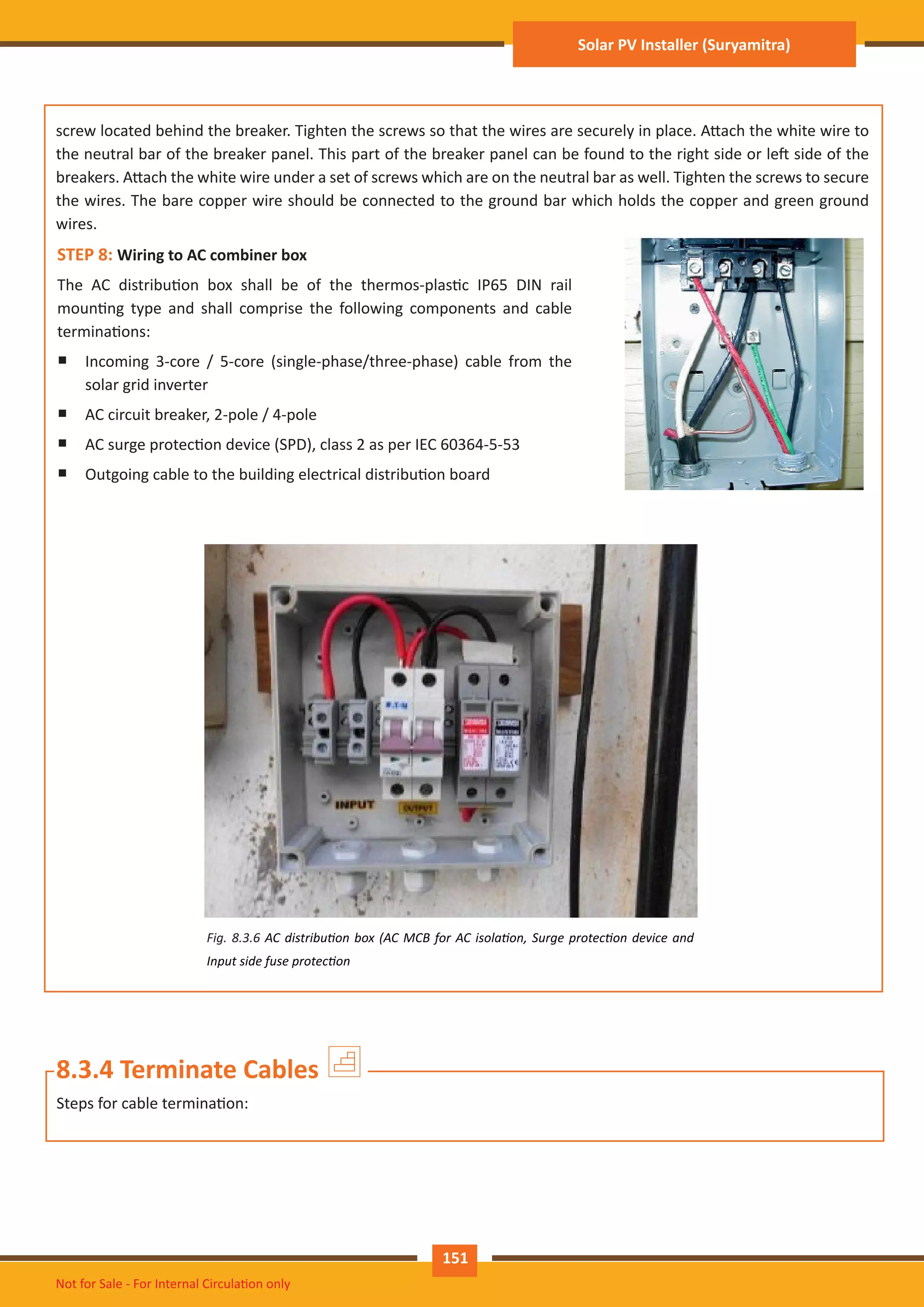 Suryamitra Solar PV Installar Hand book | PDF