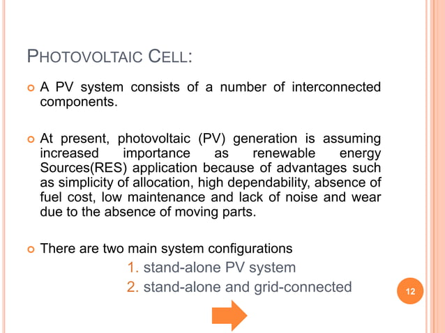 POWER QUALITY IMPROVEMENT IN A PV DISTRIBUTION SYSTEM BY USING D-STATCOM | PPTX | Power and ...