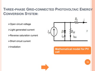 POWER QUALITY IMPROVEMENT IN A PV DISTRIBUTION SYSTEM BY USING D-STATCOM | PPTX