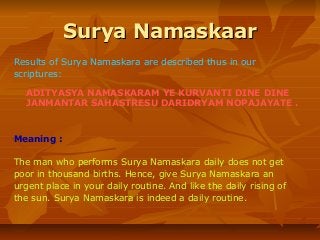 Namaskar Meaning