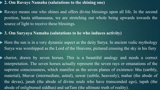 Surya Namaskara (sun salutation) THEORYS | PPTX