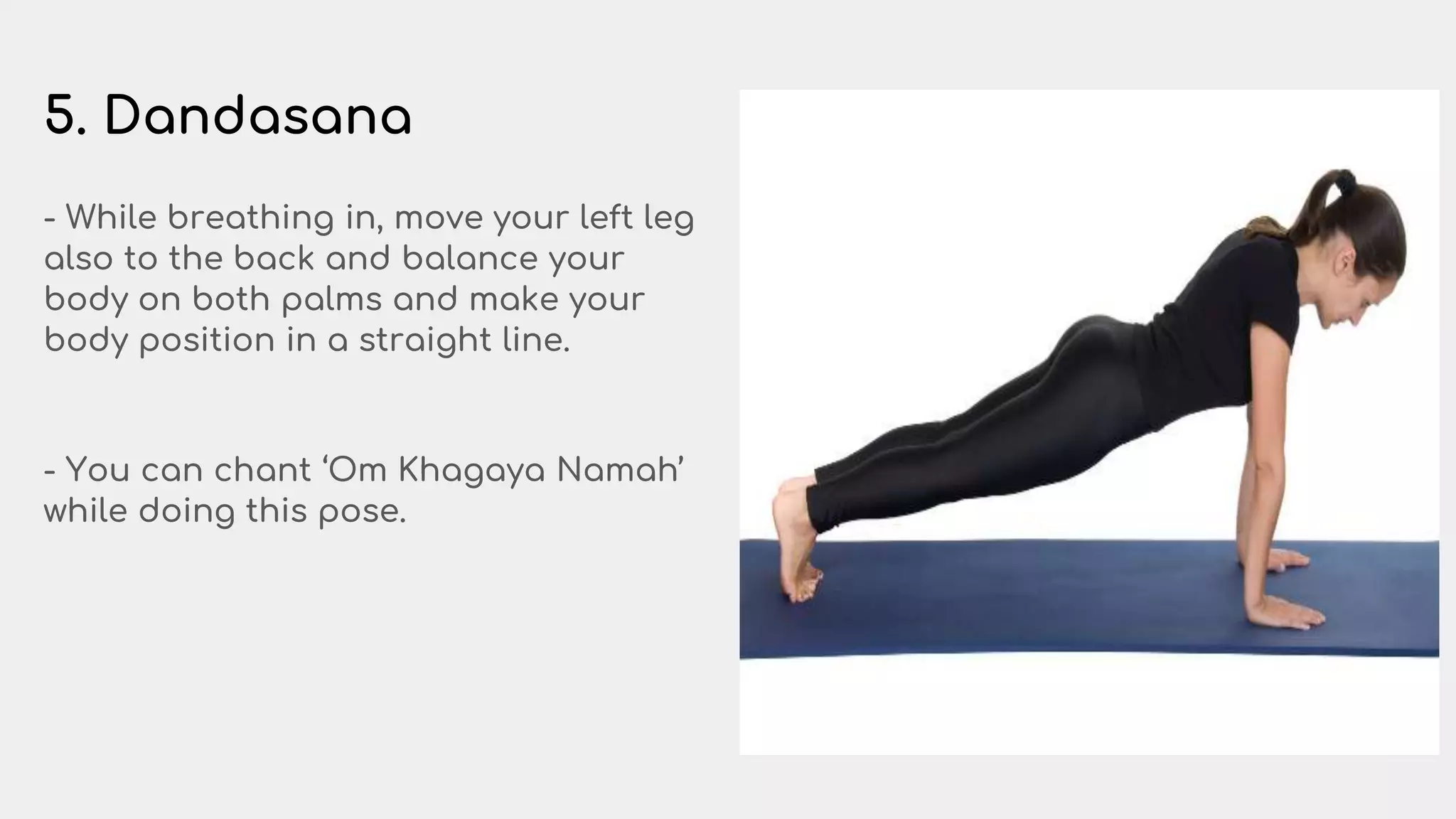 Surya namaskar poses | PPTX | Fitness and Exercise | Healthy Living