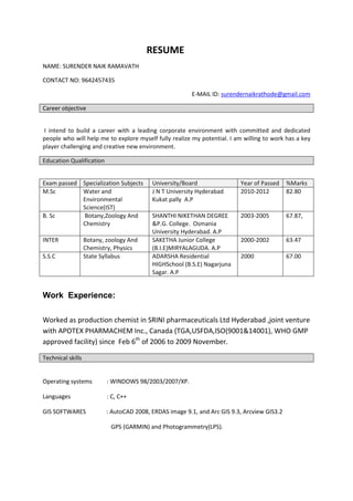 Surya newresume | PDF