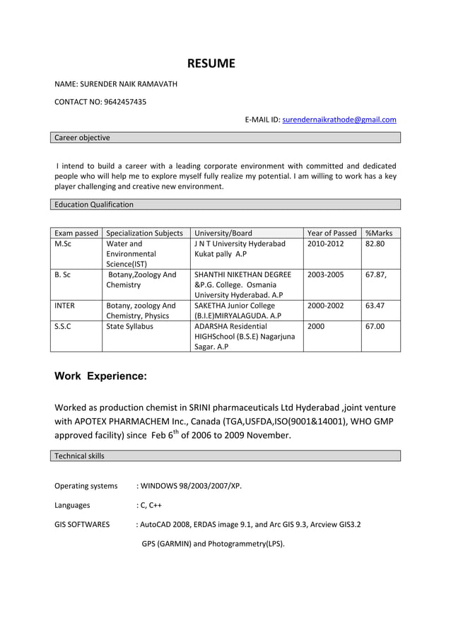 Surya newresume | PDF