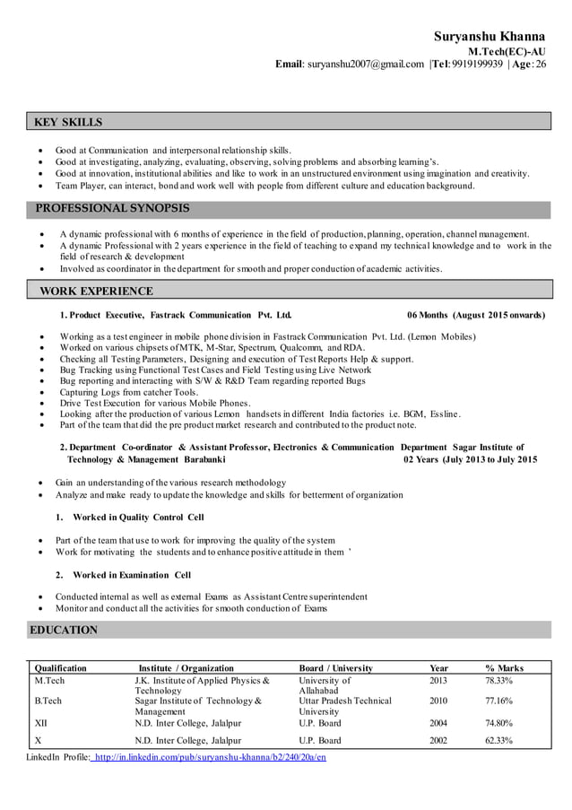 Suryanshu khanna (resume) | DOCX | College Education | Education