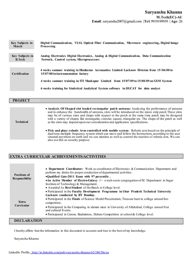 Suryanshu khanna (resume) | DOCX | College Education | Education