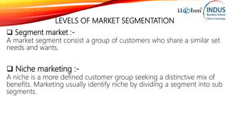Presentation on Market segmentation | PPTX