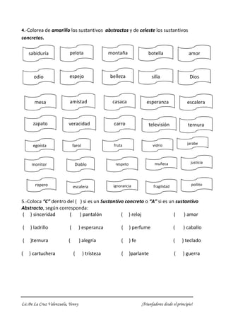 Sus. concreto abstracto | PDF