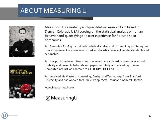 10 things you need to know about SUS - Jeff Sauro, MeasuringU
