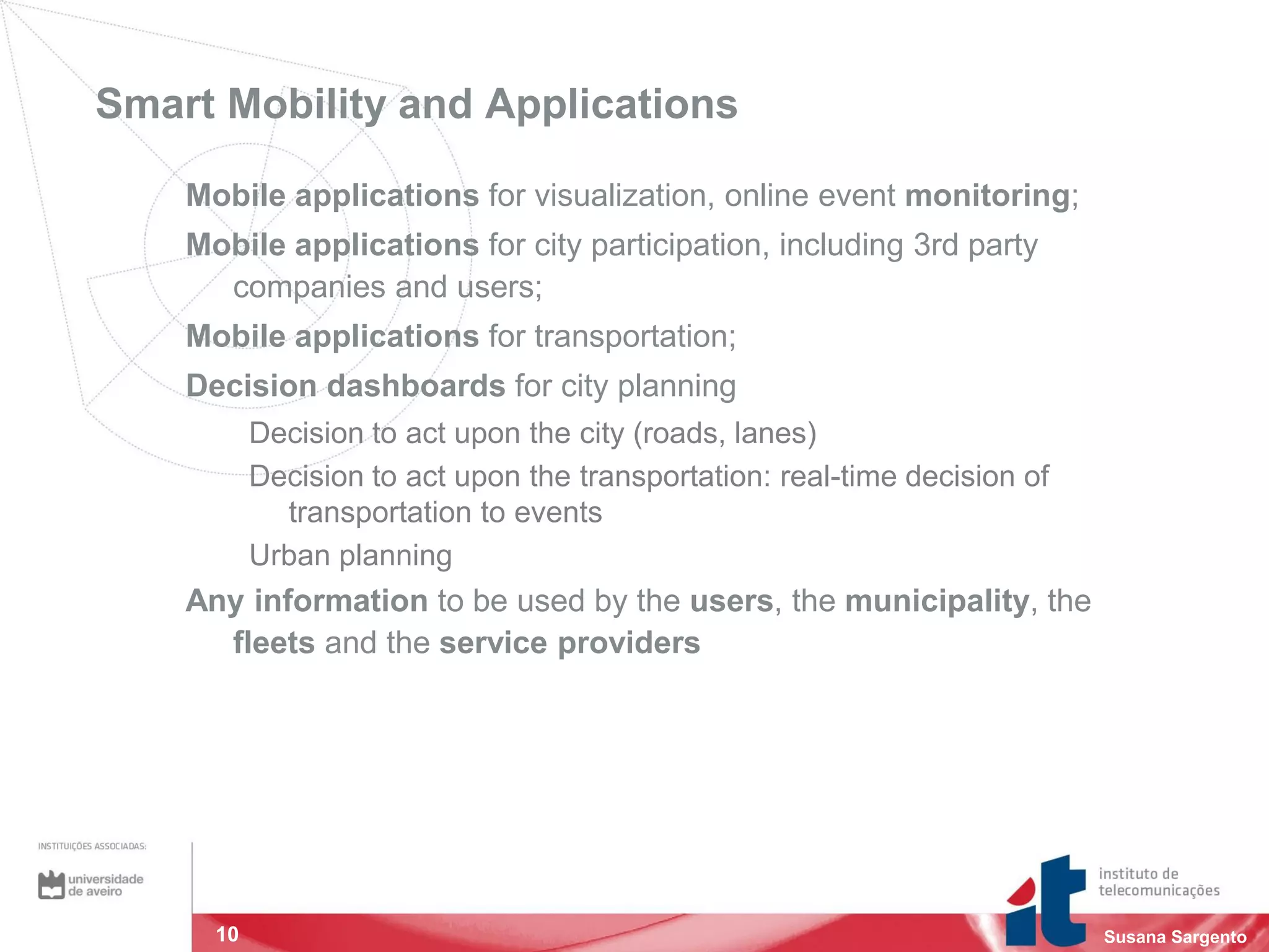 Workshop On Vehicular Networks And Sustainable Mobility Testbed