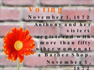 Susan B. Anthony Power Point | PPT