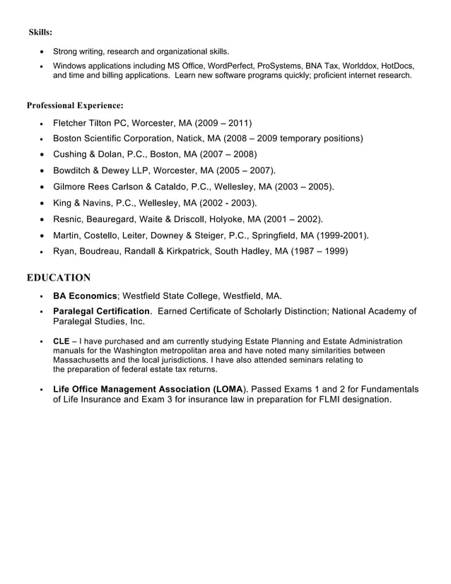 Susan Barna Resume | PDF