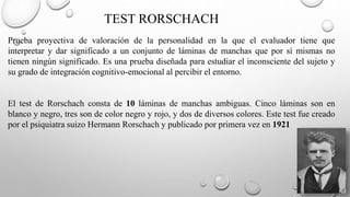 Test Rorschach | PPTX