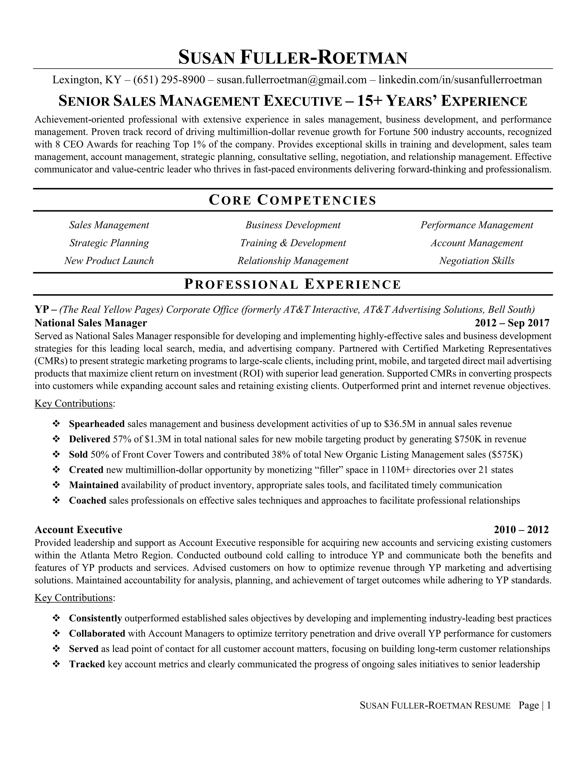 Susan Fuller Roetman Resume | PDF