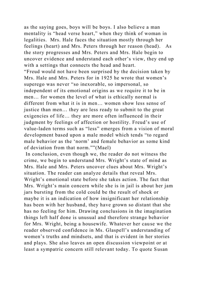 Susan GlaspellHer complete name is Susan Keating Glaspell, born .docx ...