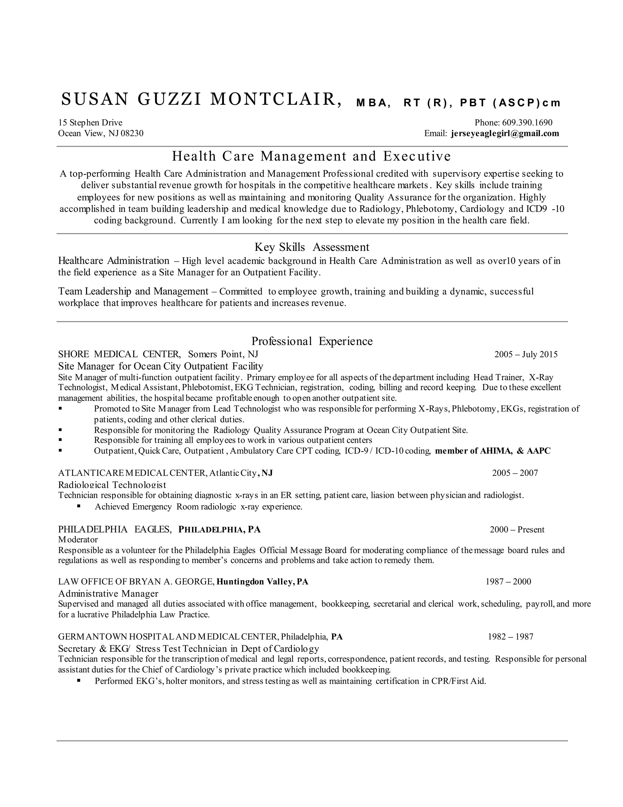 Susan guzzi montclai rresume080215 | DOCX