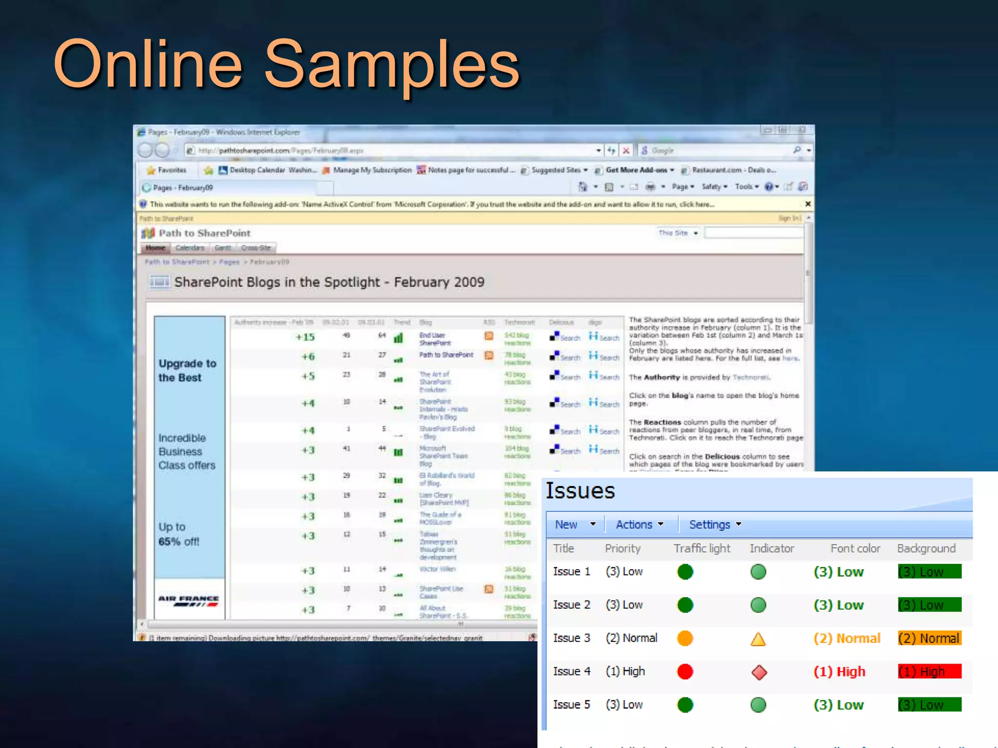 Susan Lennon: Building SharePoint Dashboards | PPT