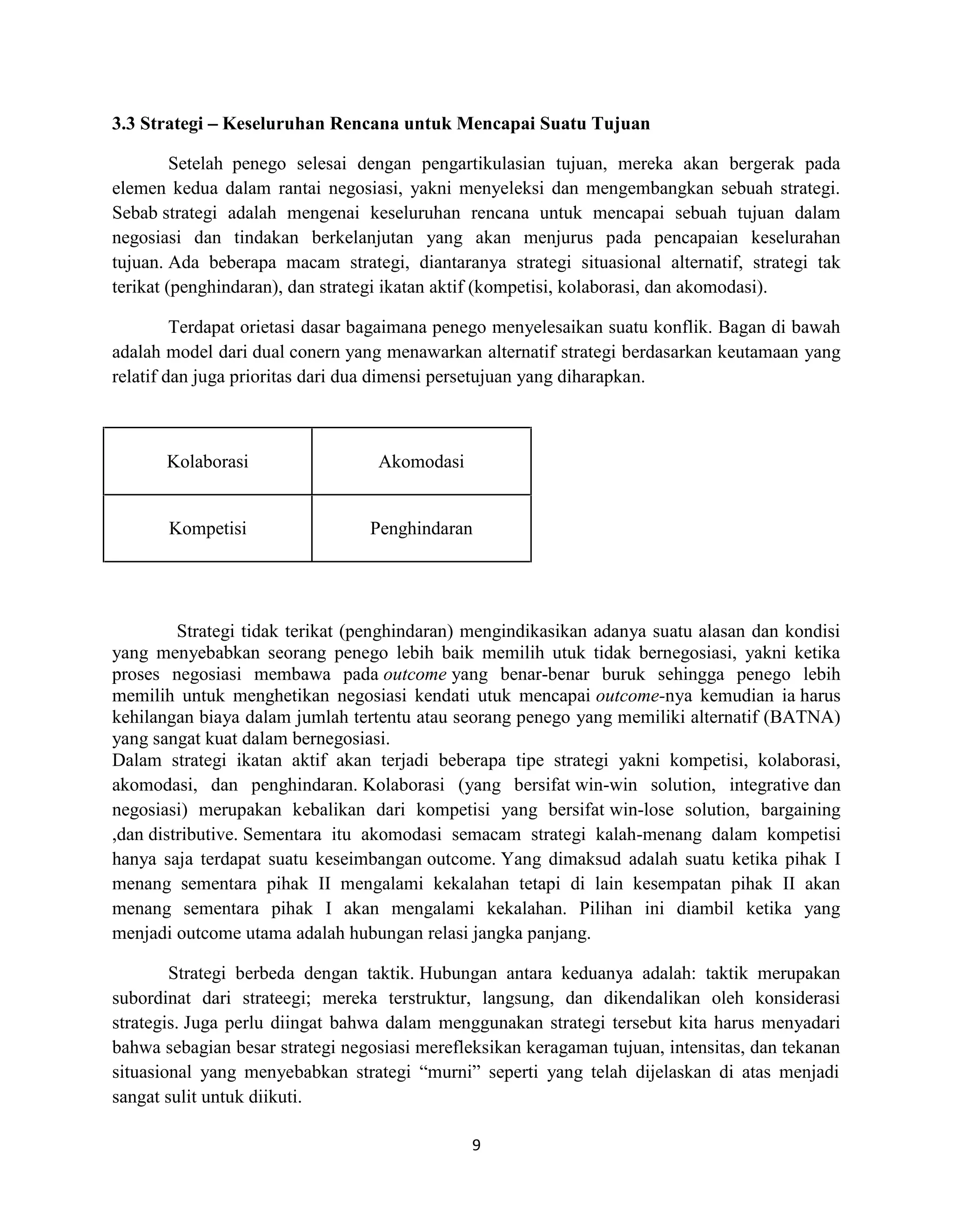 TEKNIK NEGOSIASI | PDF
