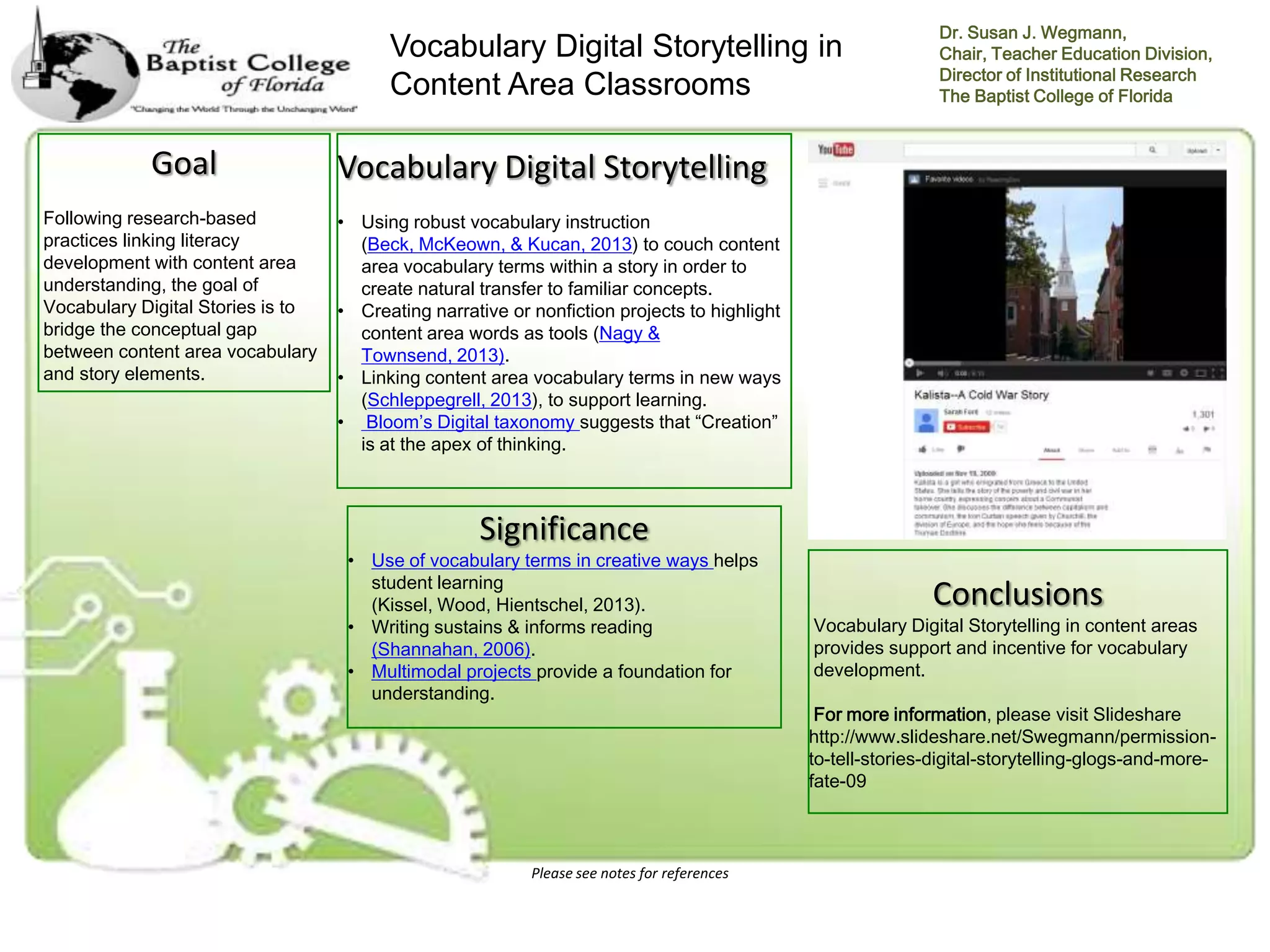 Vocabulary Digital Storytelling | PPTX