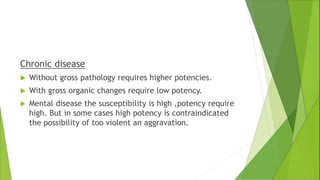 Susceptibility, potency selection and repetition of dose in homoeopathy ...