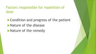 Susceptibility, potency selection and repetition of dose in homoeopathy ...