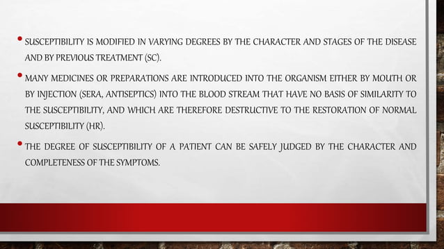 Susceptibility | PPTX | Diseases and Conditions | Medical Health