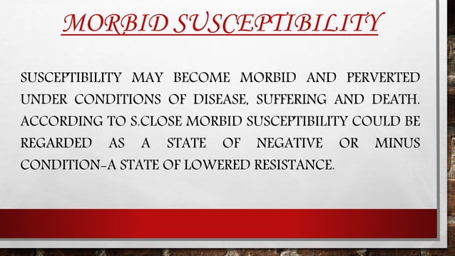 Susceptibility | PPTX | Diseases and Conditions | Medical Health