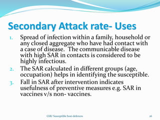 Susceptible host and host defence | PPTX